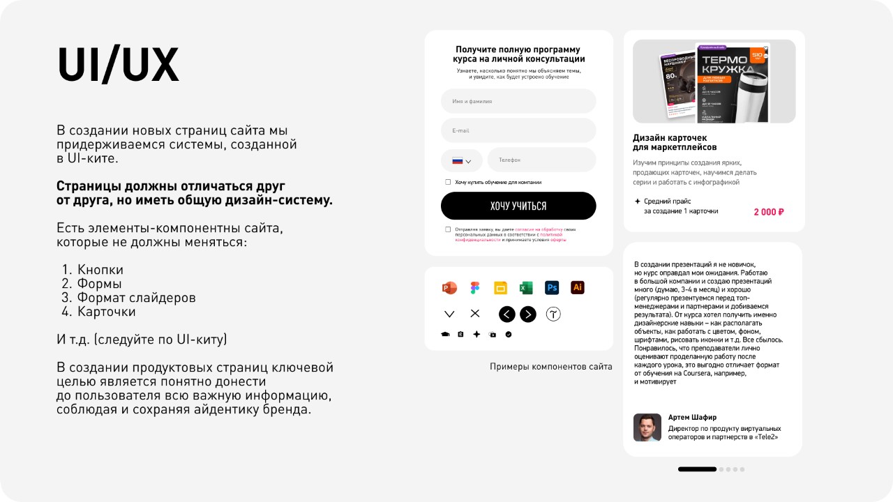 UI Kit в дизайне: что это, как сделать, примеры - BONNIE&SLIDE